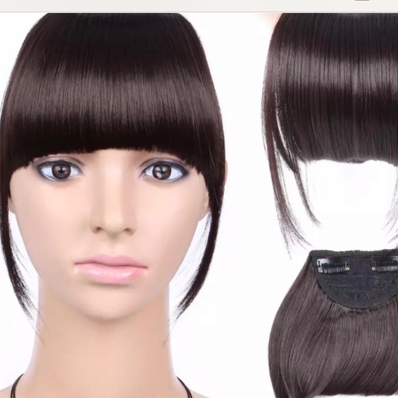 Accessories | Snap Bang Front Synthetic Hair Bang Clip In | Poshmark